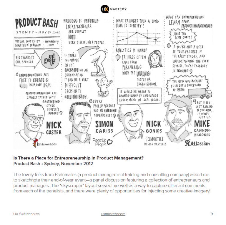 UX Sketchnotes: An eBook containing 50+ Sketches of Inspiring UX Talks ...